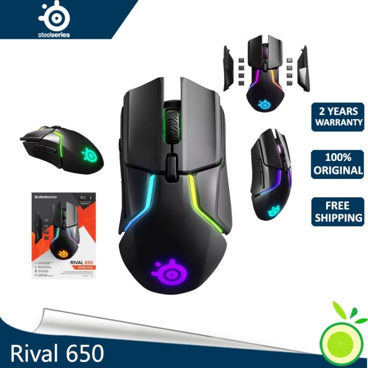 Steelseries Rival 650 wired/wireless dual-mode gaming mouse ...
