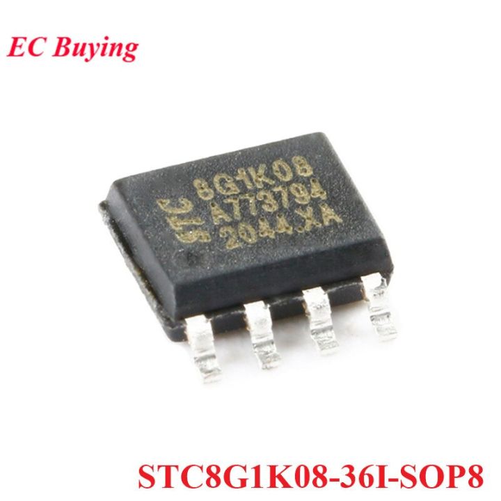 STC8G1K08 STC8G1K08-36I SOP8 DIP8 STC 8G1K08-36I ชิปเดี่ยวไมโครคอนโทรลเลอร์ MCU IC ชิป ...