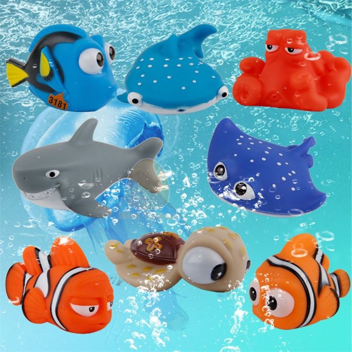 BEDDEH Trẻ em Dễ thương Bé Nemo Float Phun Nước Động Vật biển Tắm Đồ ...