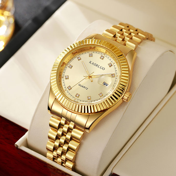 Men's Watches Male Students Genuine Tooth Ring Smooth High Value Watch ...