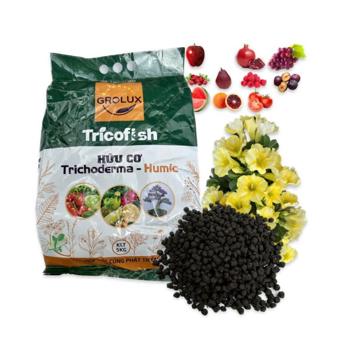 Phân hữu cơ vi sinh đạm cá TricoFish chứa Trichoderma - Humic | Vạn Tín ...