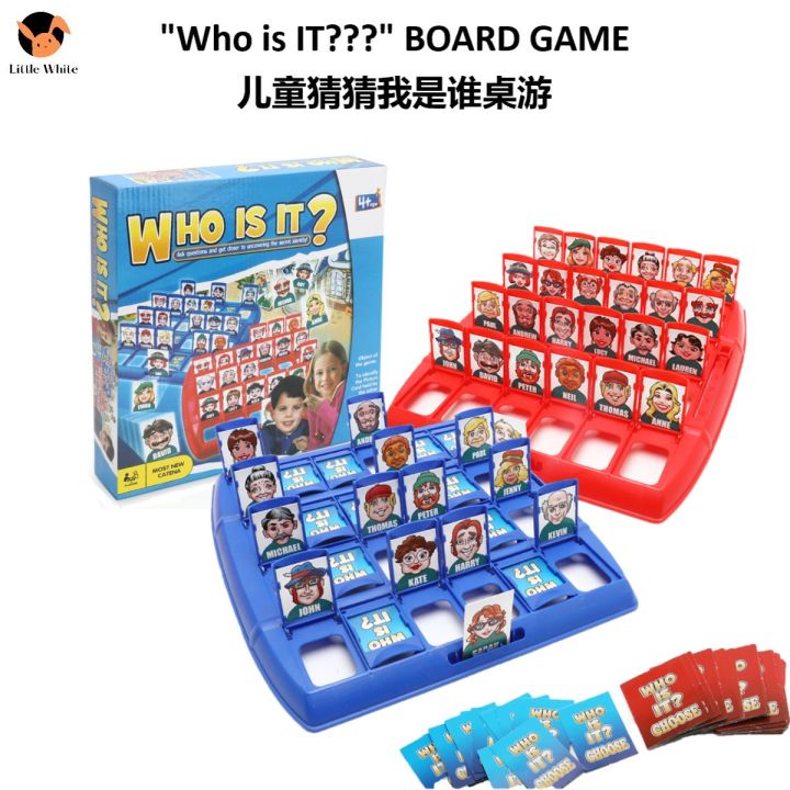 Kids Guess Who is it?? Board Game Interactive Toy Early Learning Puzzle ...