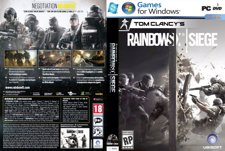 Tom Clancy's Rainbow Six Siege PC GAME [Offline INSTALLATION] | Lazada