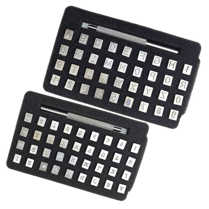 DIY Leather Stamp Engraving Craft Tools, Alphanumeric Stamp Leather ...