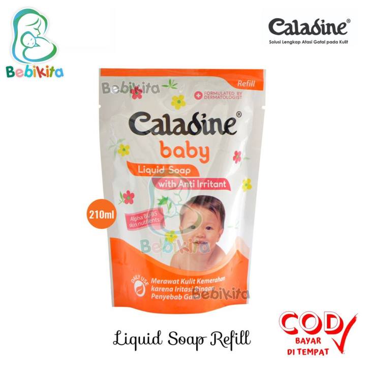 Caladine Baby Liquid Soap Refill 210ml With Anti Irritant / Sabun Cair ...