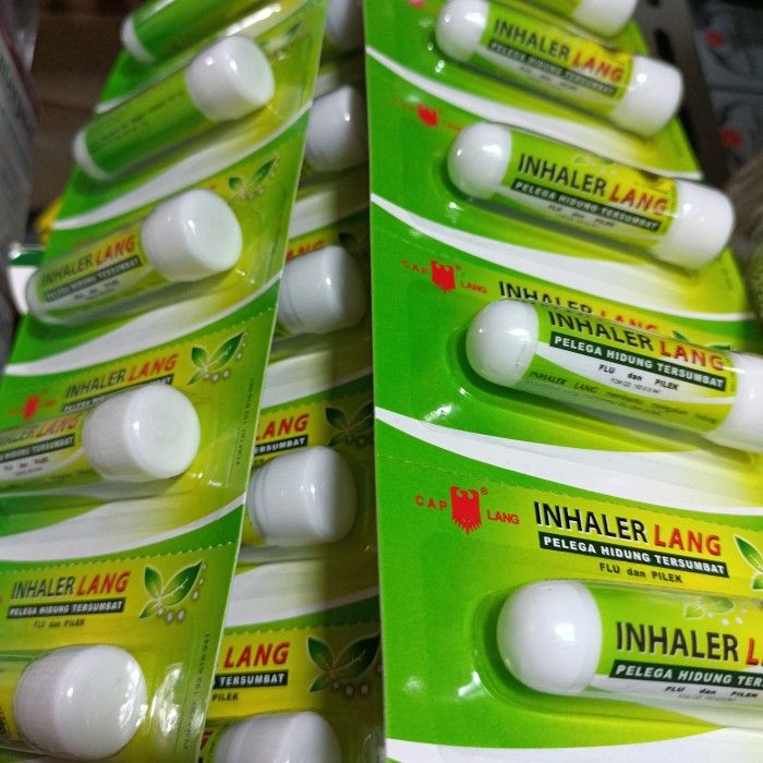 Inhaler Pelega untuk Hidung Tersumbat dengan Cap Lang Flu & Pilek ...
