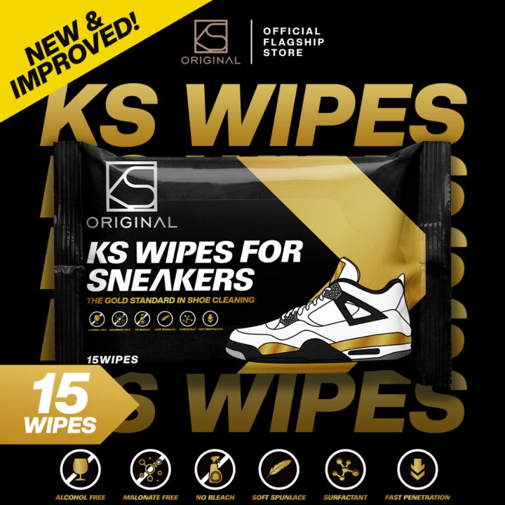 Ks wipes Effortless Shoe Cleaning – Instant Whitening with Gentle KS ...