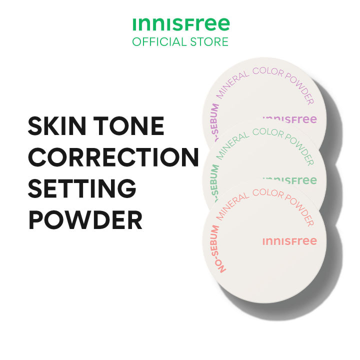 INNISFREE No Sebum Mineral Color Powder 5g - Sebum Control, Color ...