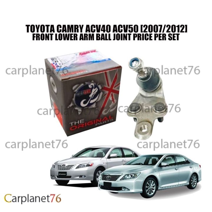TOYOTA CAMRY ACV40 ACV50 [2007/2012] FRONT LOWER ARM BALL JOINT PRICE ...