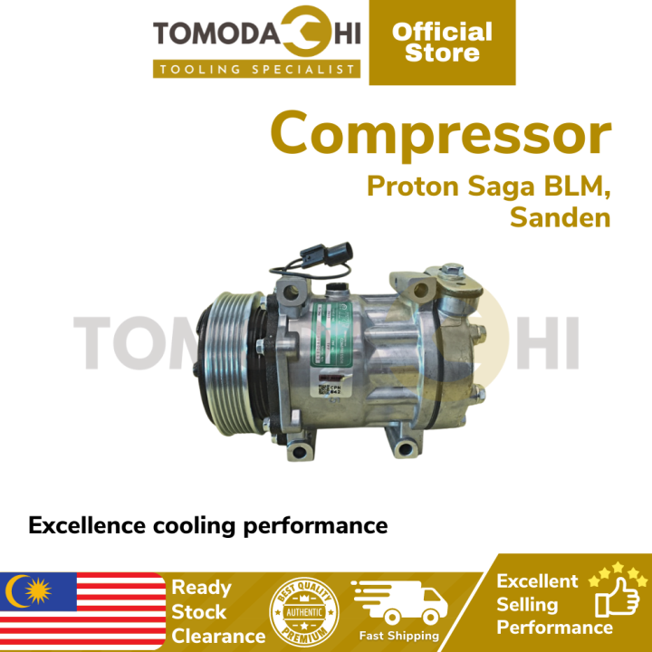 TOMODACHI Compressor Aircond Proton Saga BLM Sanden Kompressor Kereta ... TOMODACHI Compressor Aircond Proton Saga BLM Sanden Kompressor Kereta ...