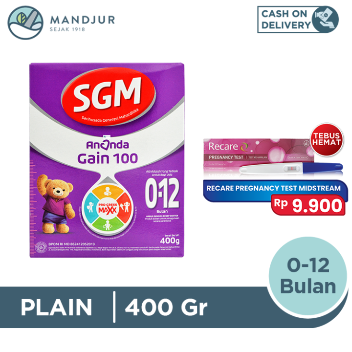 SGM Ananda Gain 100 0-12 Bulan 400 Gram | Lazada Indonesia