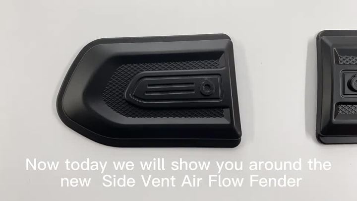 Pair Side Vent Air Flow Fender Grey Wildtrak Fits Great Wall Poer 2023 ...
