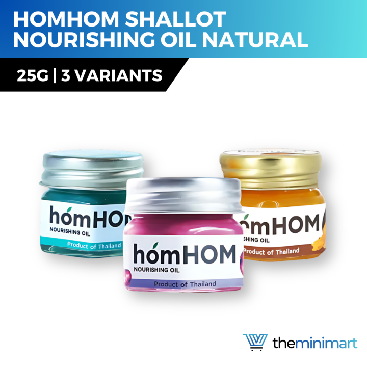 homHOM Shallot Nourishing Oil Natural Hydrating Lightweight Vitamin ...