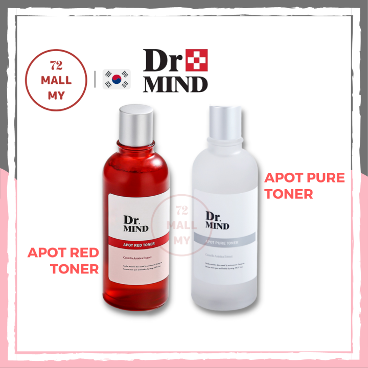 DR.MIND Apot Red Toner (150ml) | Apot Pure Toner (150ml) | 韩国 Dr.Mind ...