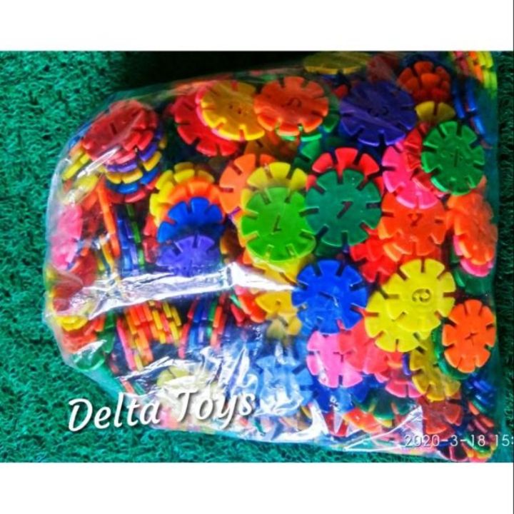 MAINAN EDUKASI ANAK - LEGO / MERONCE BOMBIK BUNGA KEMASAN 1 KILO ...