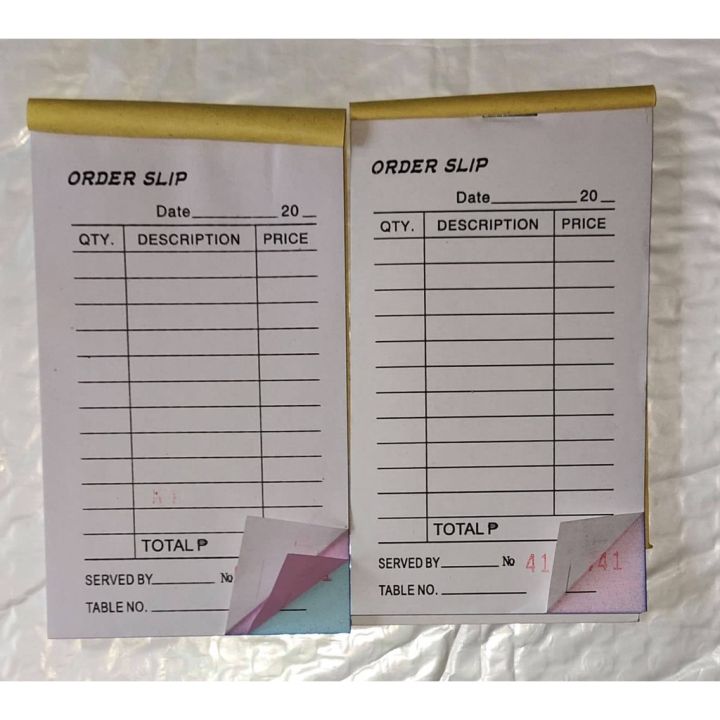 Carbonize order slip 2 ply / 3 ply portrait | Lazada PH