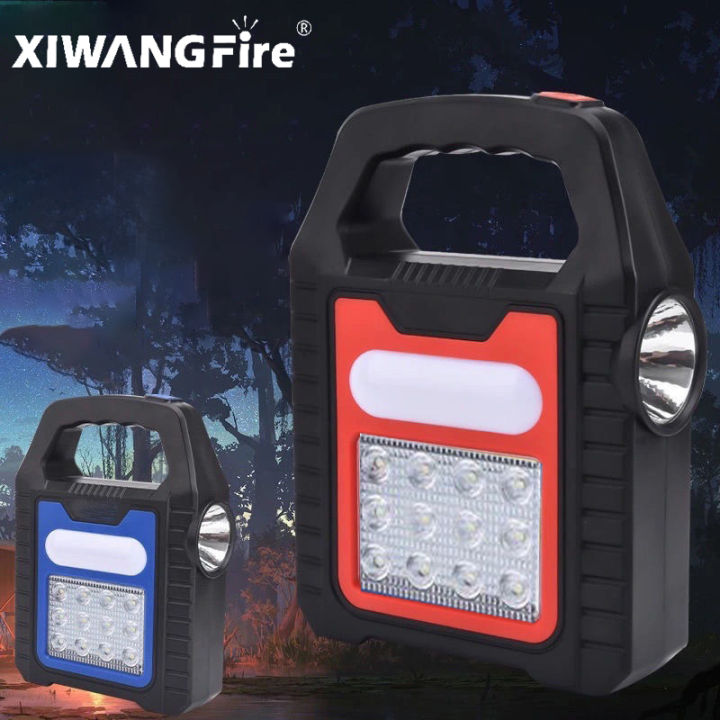 IN Senter COB Solar USB Sangat Terang untuk Mendaki Gunung Memancing ...