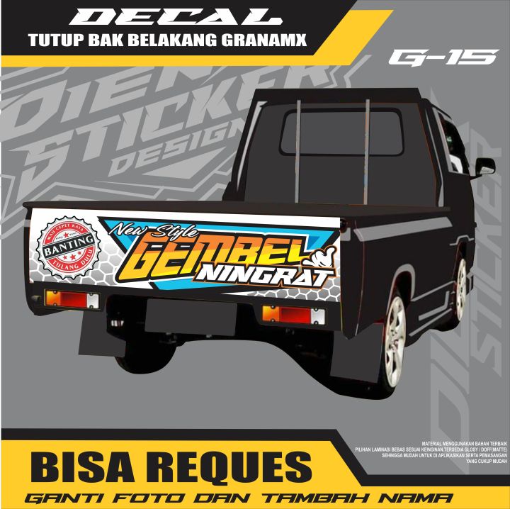 TERBARU !!! DECAL STICKER PINTU BAK BELAKANG L300 | Lazada Indonesia