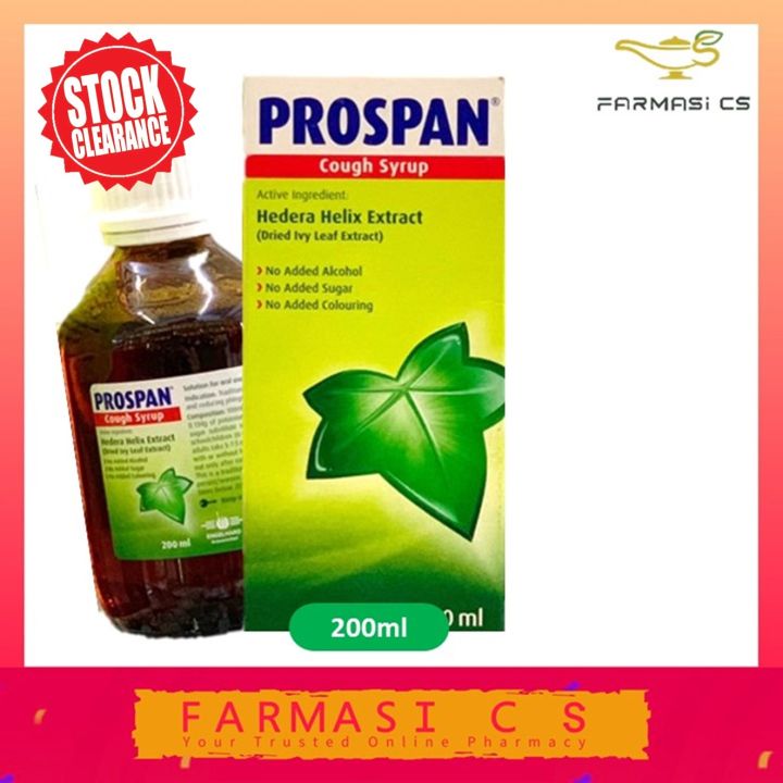Prospan Cough Syrup 200ml EXP:02/2027 [ FARMASI CS ] | Lazada