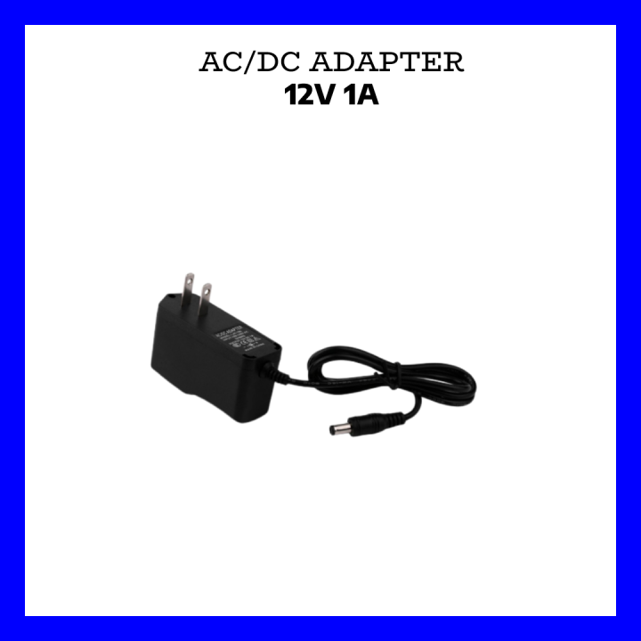 12V 1A Power Adapter AC100-240V 12W Power Supply for CCTV Camera DVR ...