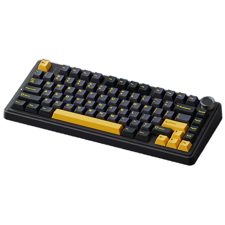 BT/2.4G/Type-C Wired Tri-mode Customized Mechanical Gaming Keyboard 75% ...