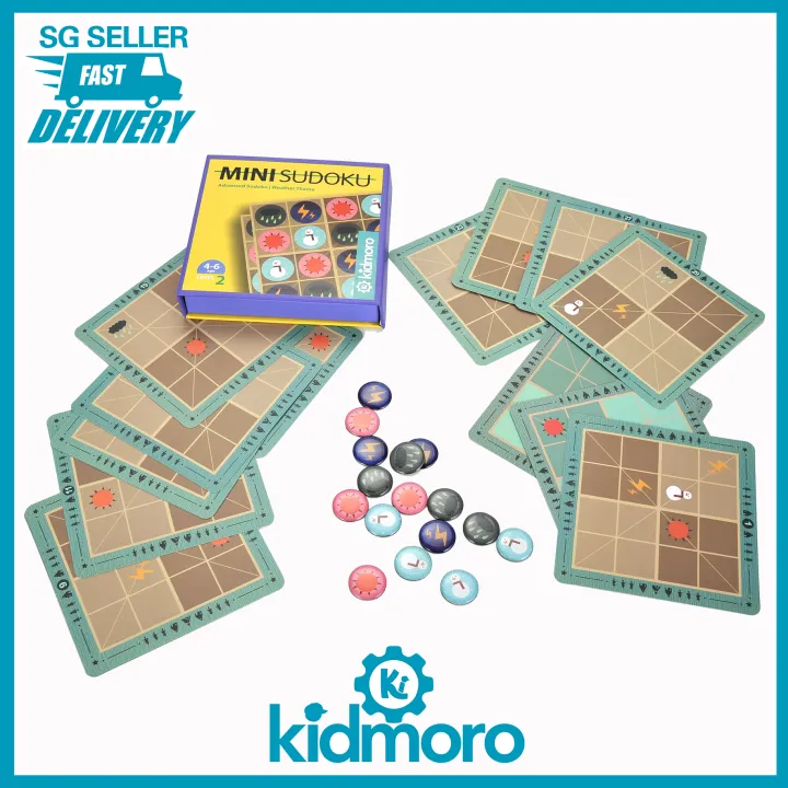 Kidmoro Mini Sudoku Weather Theme, Level 2, Ages 4-6 years | Lazada ...