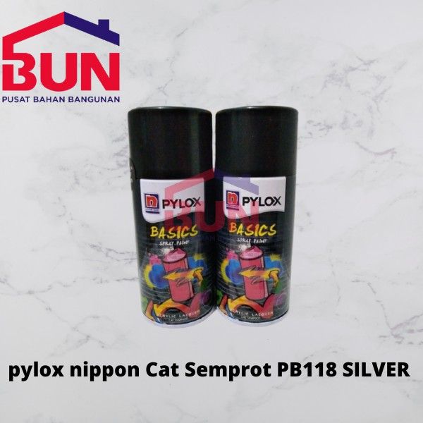 CAT PYLOX BASICS PB118 SILVER CAT SPRAY 300CC NIPPON PAINT | Lazada Indonesia
