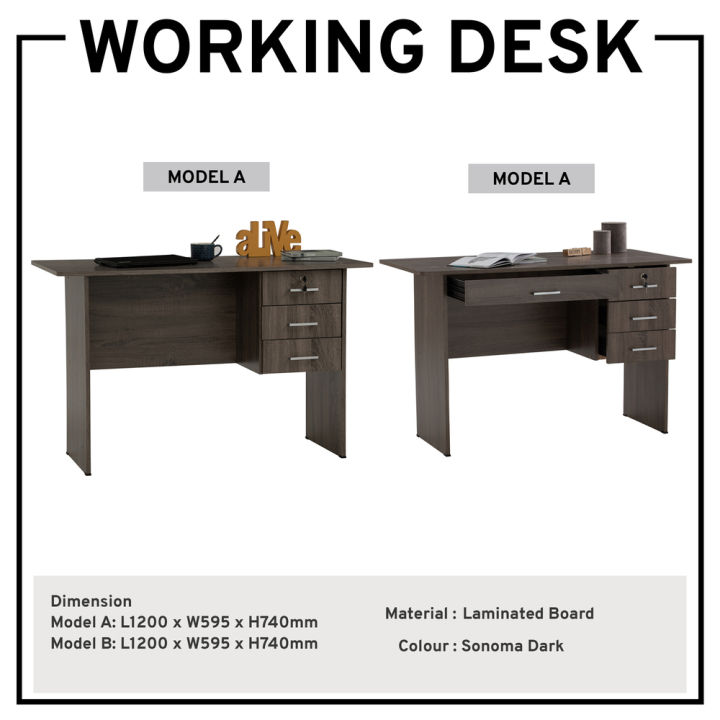 Working Desk Writing Office Table Study Desk Table | Lazada Singapore