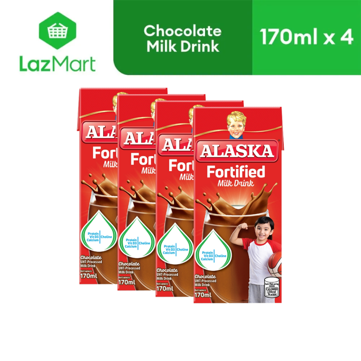 Alaska Choco 170ml x 4 | Lazada PH
