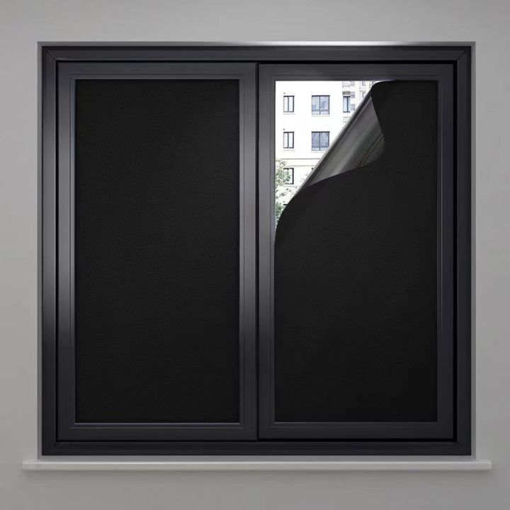 [Same Day Ship] Fully Blackout Window Film Glass Door Film 100% ...