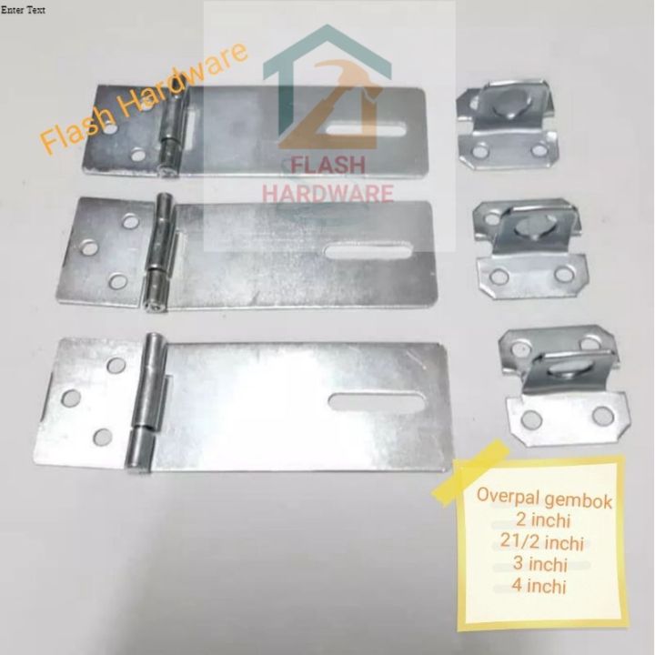 overpal overplat gembok cantolan kunci 2", 21/2", 3", 4" | Lazada Indonesia