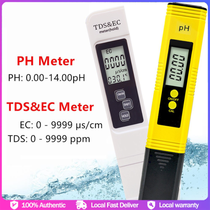 Portable PH water quality tester TDS EC water quality display ...