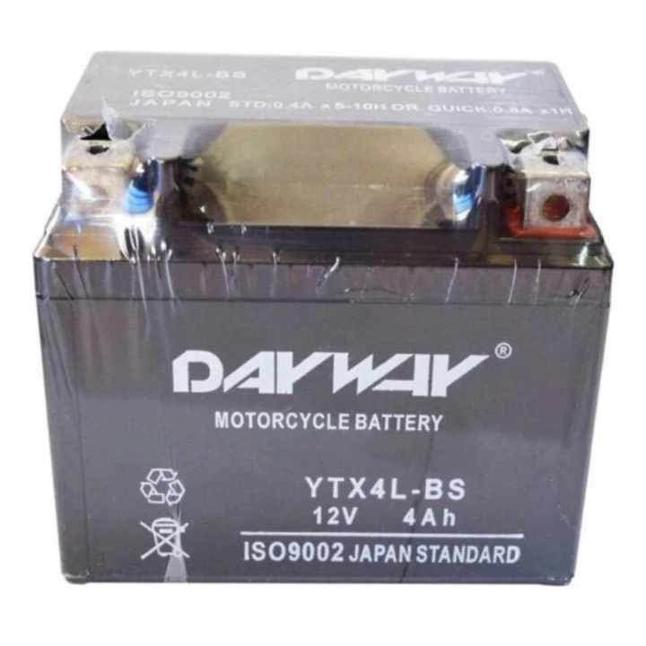 HONDA CLICK 125I Dayway 4L Motorcycle Battery 12v Battery Motor YTX 4L ...