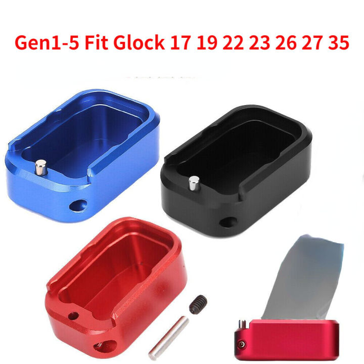 Magazine Base Pad +0 Floor Plate Counterweight for Glock 9mm/.40 ...