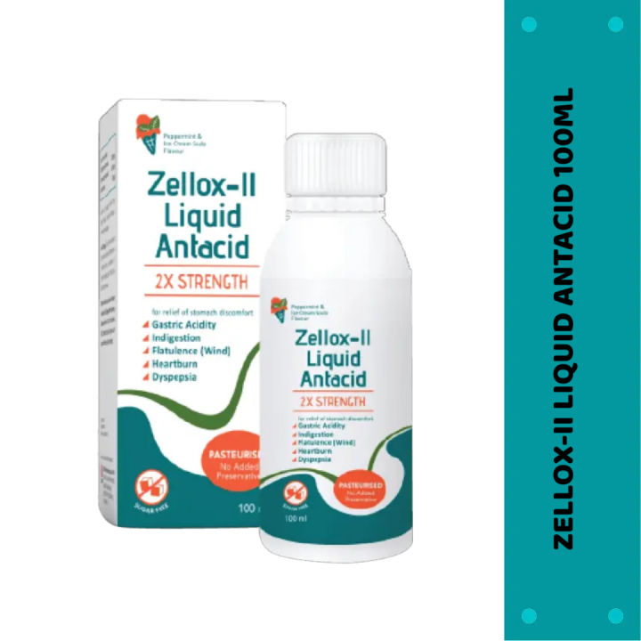 Zellox-II Liquid Antacid for Gastric, Indigestion, Heartburn | Lazada