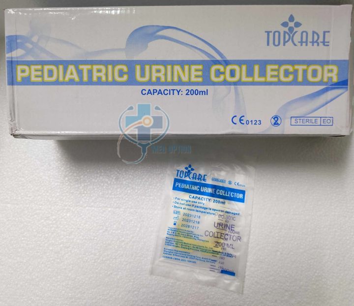 Urine Collector Pedia/Wee Bag (100’S), TOPCARE 200ml. | Urine Bag Pedia | Lazada PH