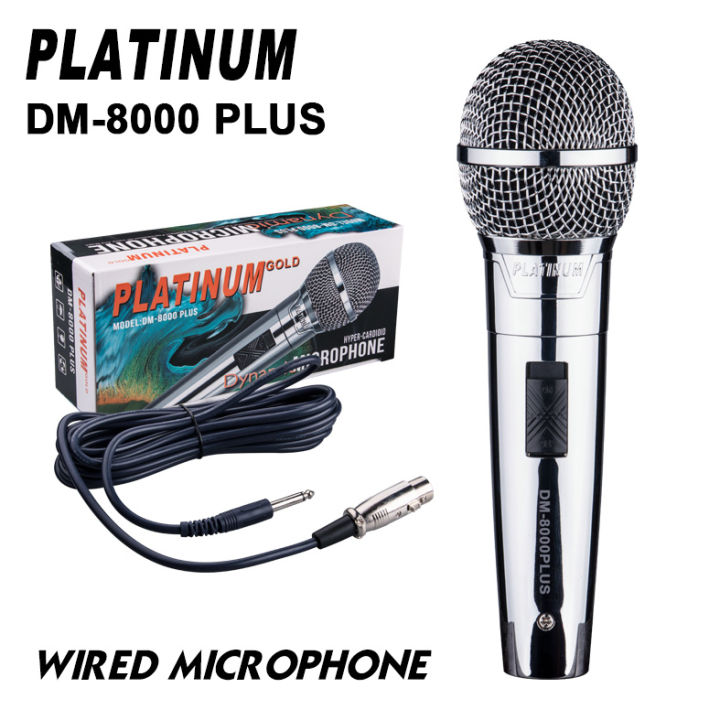 NEW Hyundai Platinum DM-8000/ DM-8000/DM-899 Plus Professional Microphone For Videoke | Lazada PH