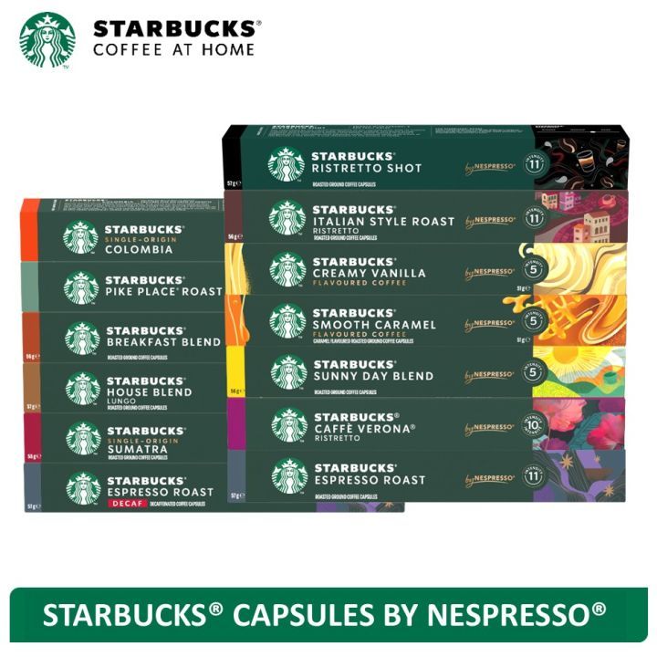[GENUINE PRODUCT] Starbucks by NESPRESSO Coffee Capsules / Coffee Pods ...