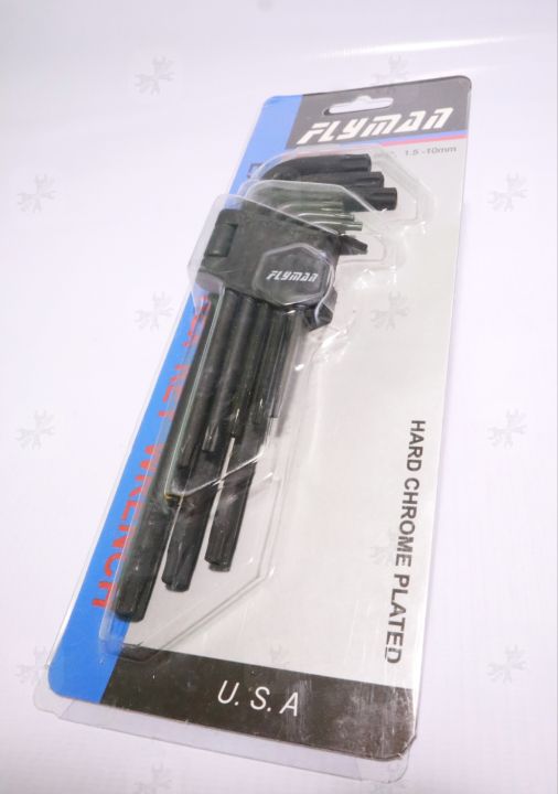 Flyman 9pcs. Allen Wrench Set (Flower Keys) | Lazada PH