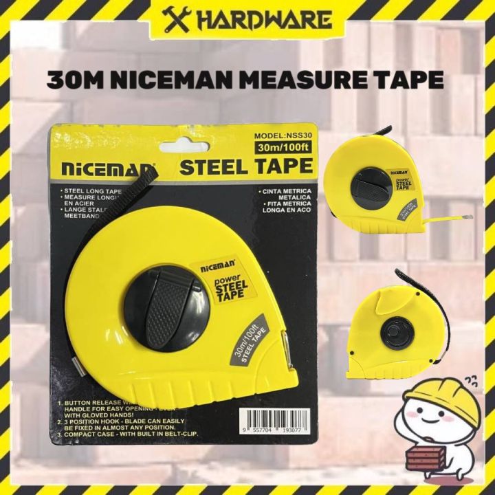 30m Measuring Tape Niceman /Steel measuring tape/Steel tape/Measure ...