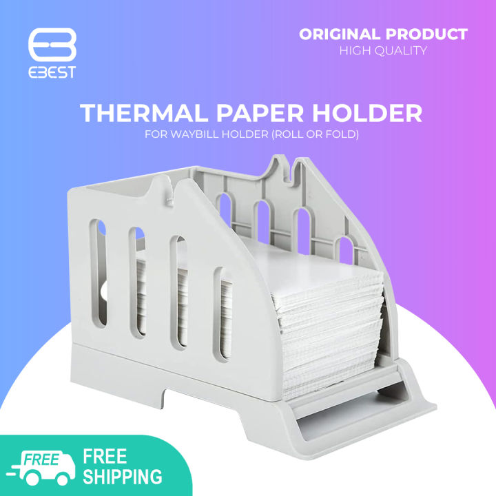 Thermal Barcode Paper Holder for Waybill Roll or Fold | Lazada PH