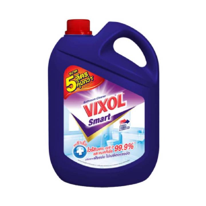 VIXOL น้ำยาล้างห้องน้ำ ม่วง(สมาร์ท) ขนาด 5,000 มล. | Lazada.co.th