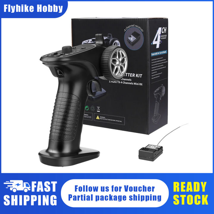 TX4 2.4GHz 4CH Radio System Transmitter Controller Remote Control w ...