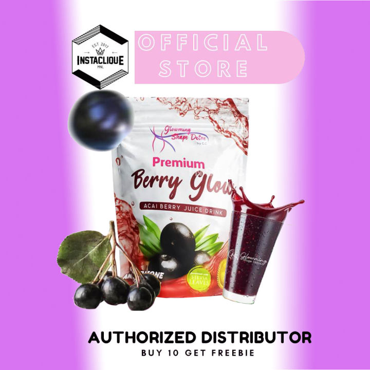 CC Glam & Beauty Glowming Shape Detox Berry Glow Glutathione & Collagen Drink [1 Sachet] | Lazada PH