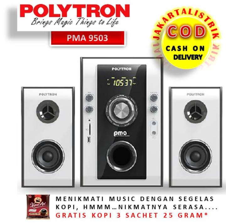 POLYTRON Multimedia Speaker PMA 9503 /-FMW Bluetooth Speaker, Karaoke ...