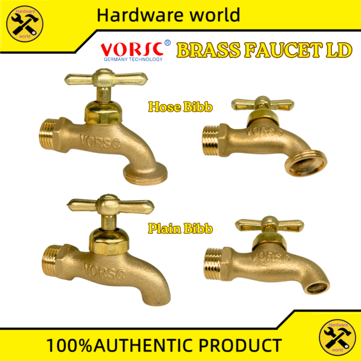 VORSC BRASS FAUCET LD PLAIN BIBB OR HOSE BIBB HEAVY DUTY | Lazada PH
