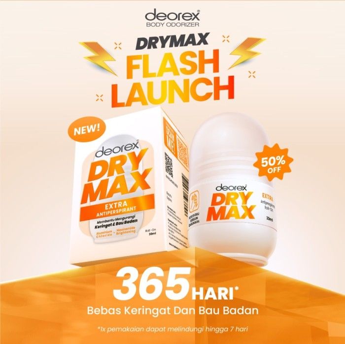 Deorex DryMax Extra Original -Clinical AntiPerspirant Deodorant Roll on ...