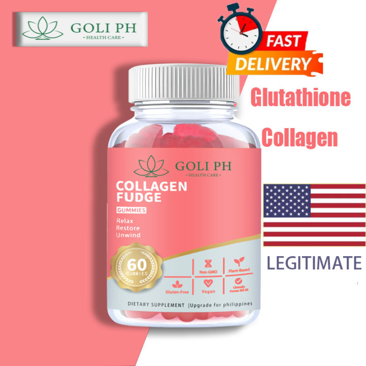 Goli ph Glutathione Gummies with Collagen Skin Glow Collagen Vitamins ...