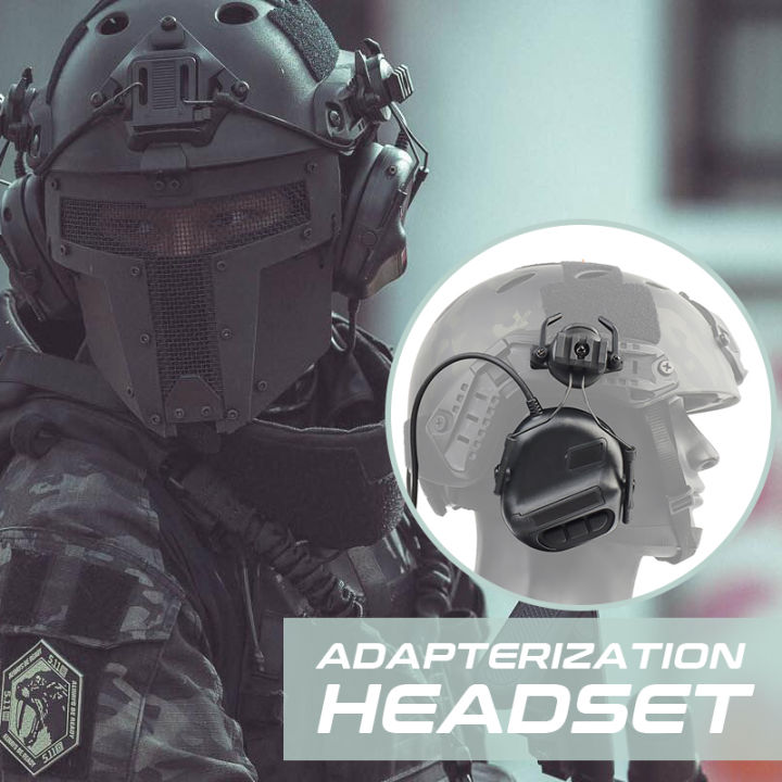 IDOGEAR Tactical Electronic Headset Ear Muffs Ear Protection For Helmet ...