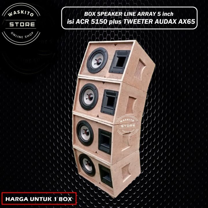 Box Line array 5 inch isi ACR 5150 dan Tweeter Audax ax65 | Lazada ...
